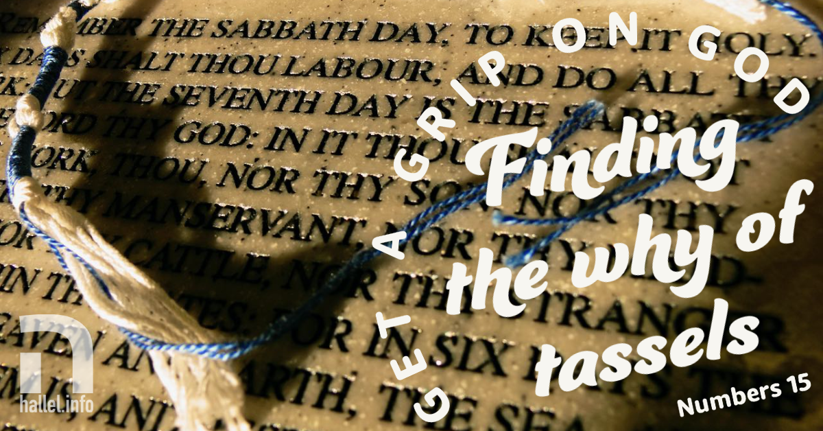 Get a grip on God: Finding the why of the tassels (Numbers 15) – Hallel ...