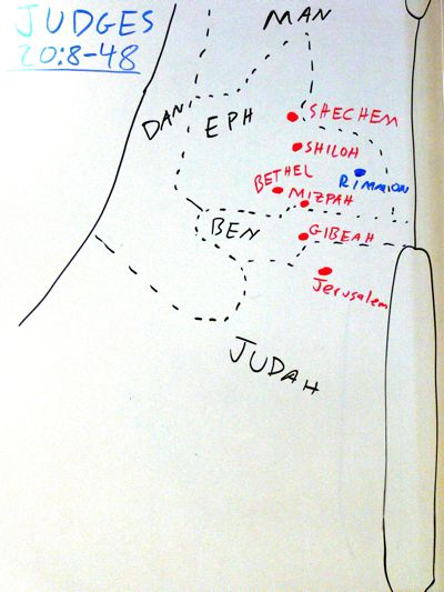 Judges 20:8-48 — Israel suffers massive defeats punishing one of her ...